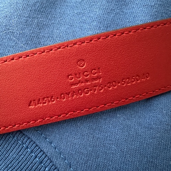 Gucci | Accessories | Authentic Gucci Plutone Calfskin Double G 3mm Belt | Poshmark